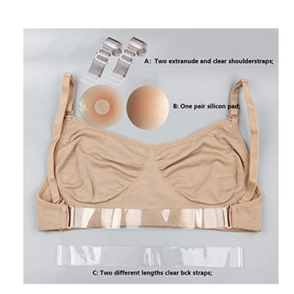 iMucci | Intimates & Sleepwear | Imucci Professional Beige Clear Back ...